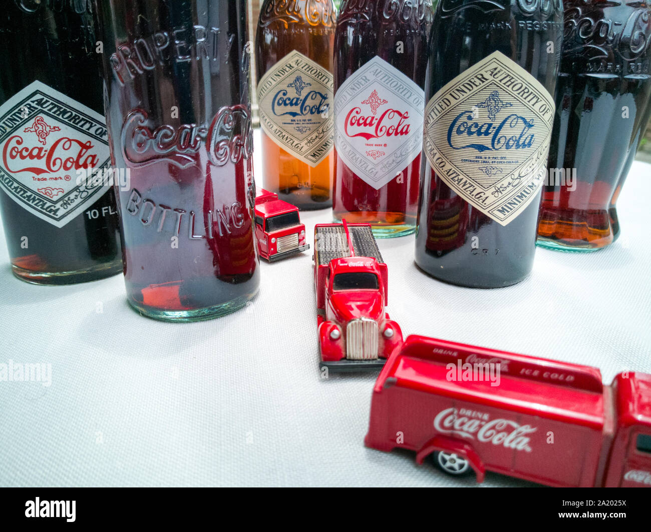 Old soda water bottles hi-res stock photography and images - Alamy