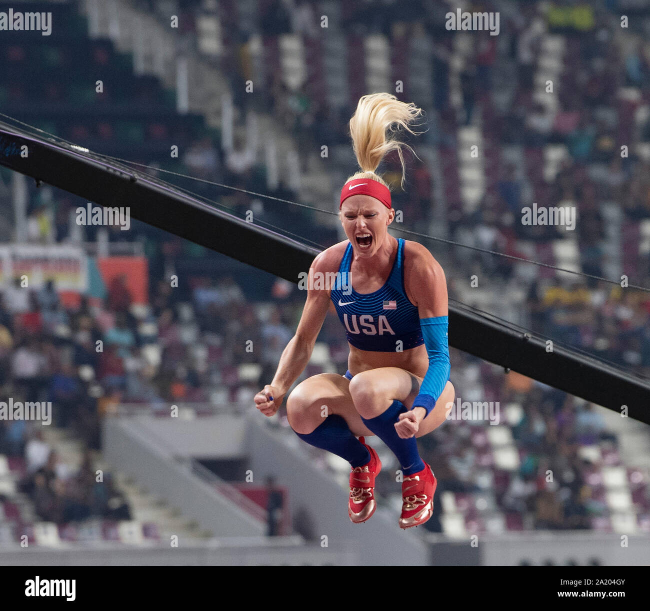 Wins pole vault hi-res stock photography and images - Alamy