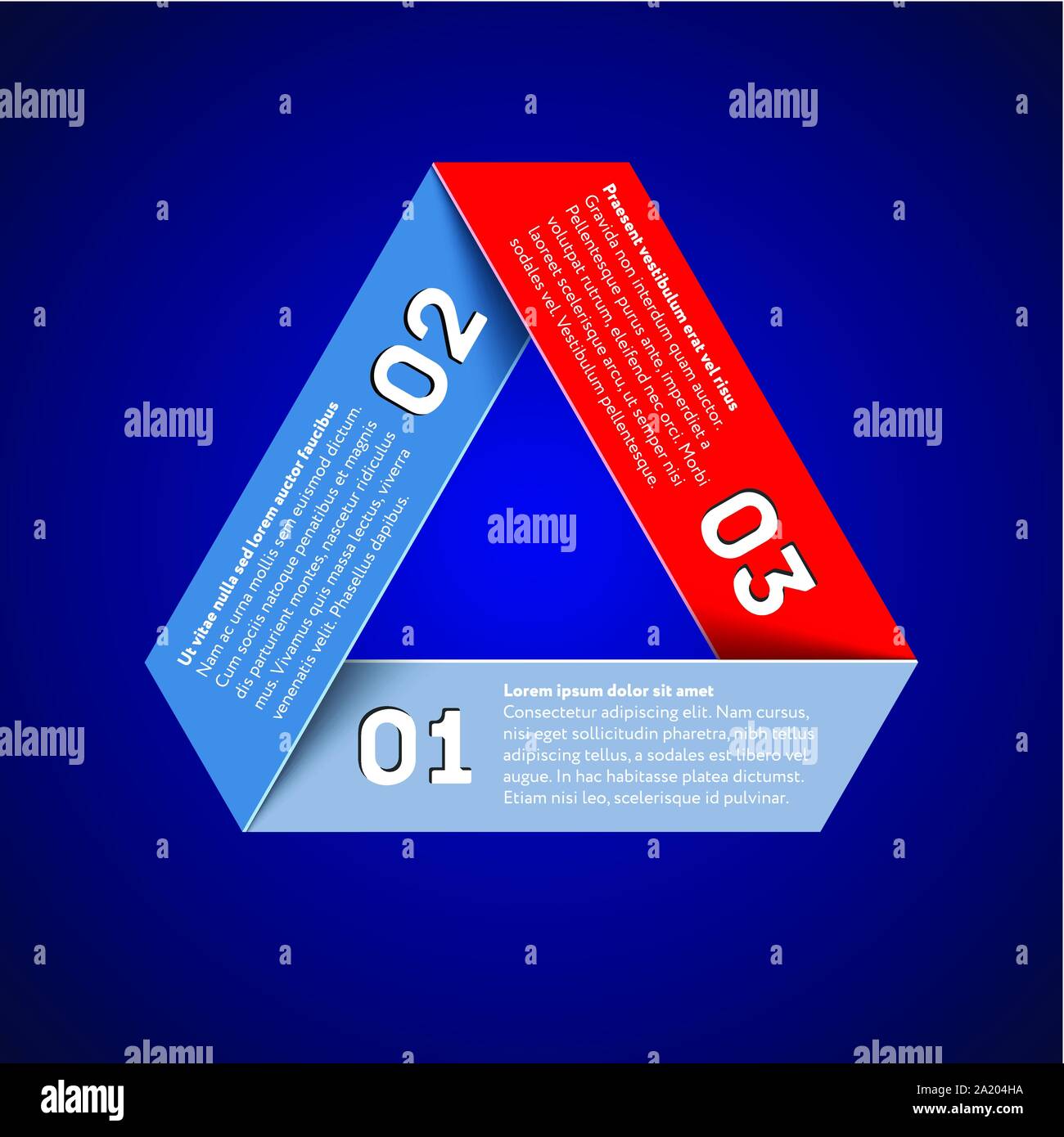 Infographic with impossible triangle Stock Vector Image & Art - Alamy