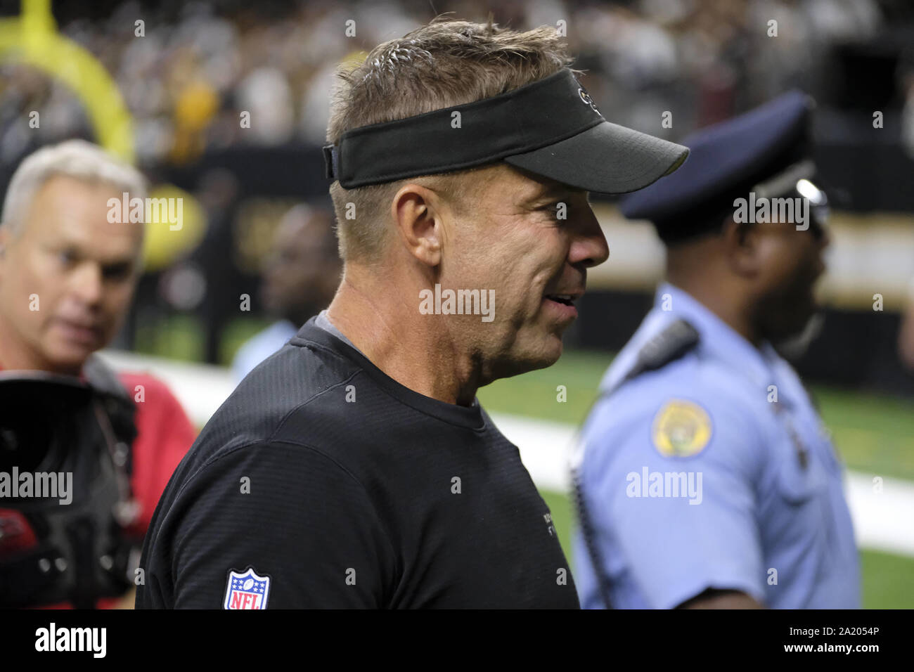 New Orleans, LOUISIANA, USA. 29th Sep, 2019. New Orleans Saints head ...