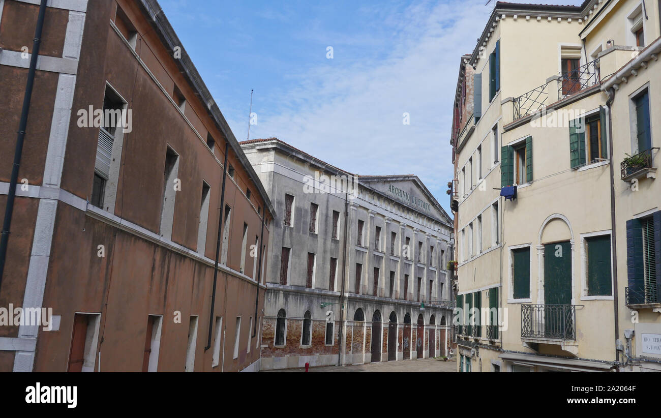 Italy, Venice ancient building and infrastructure Stock Photo - Alamy