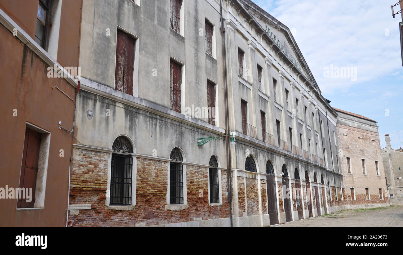 Italy, Venice ancient building and infrastructure Stock Photo - Alamy