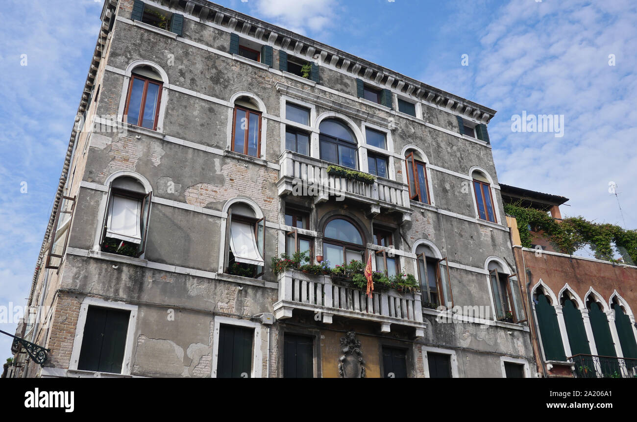 Italy, Venice ancient building and infrastructure Stock Photo - Alamy