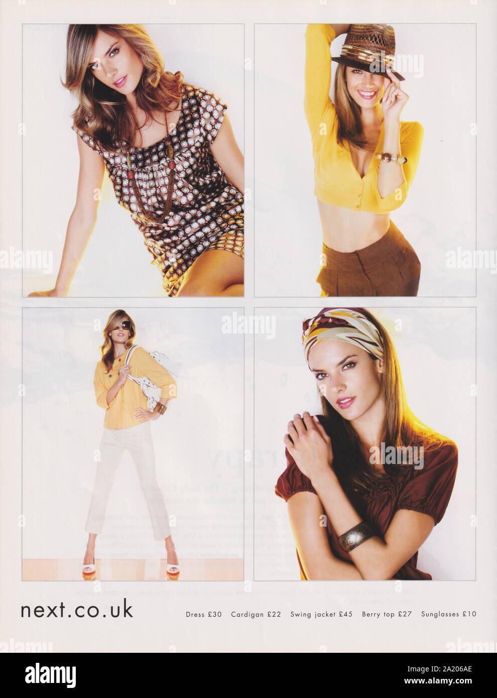 poster advertising Next fashion house in paper magazine from 2007 year ...