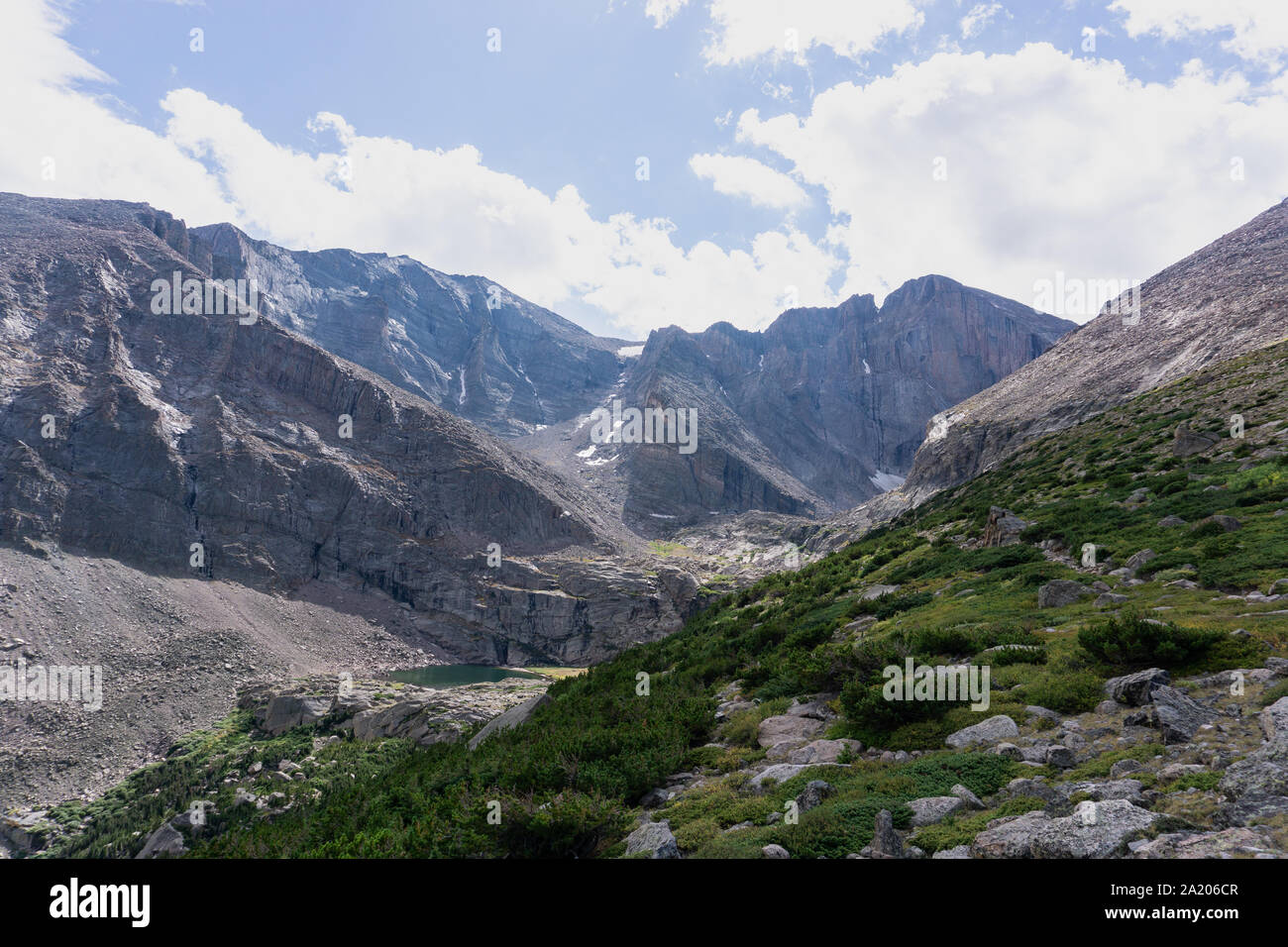 Alpine meadow scene in Rocky Mountain National Park Stock Photo - Alamy