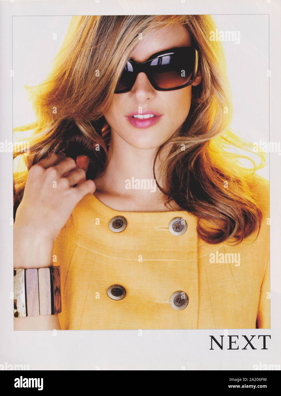 poster advertising Next fashion house in paper magazine from 2007 year ...