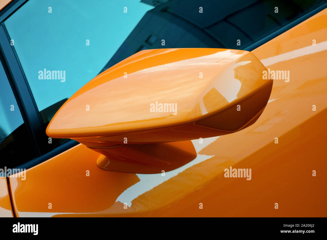 Unique and cool car of the side mirror Stock Photo - Alamy