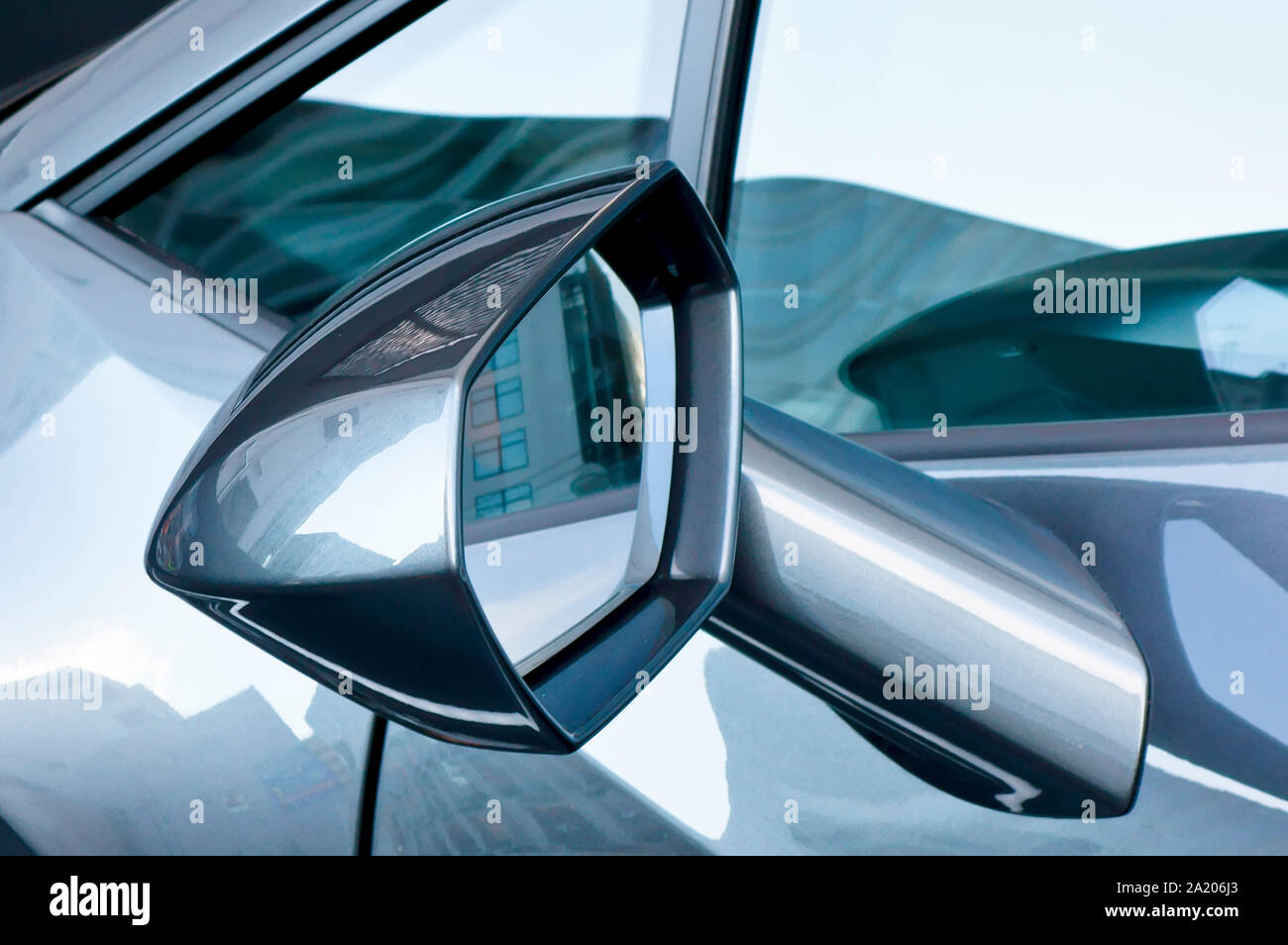 Unique and cool car of the side mirror Stock Photo - Alamy