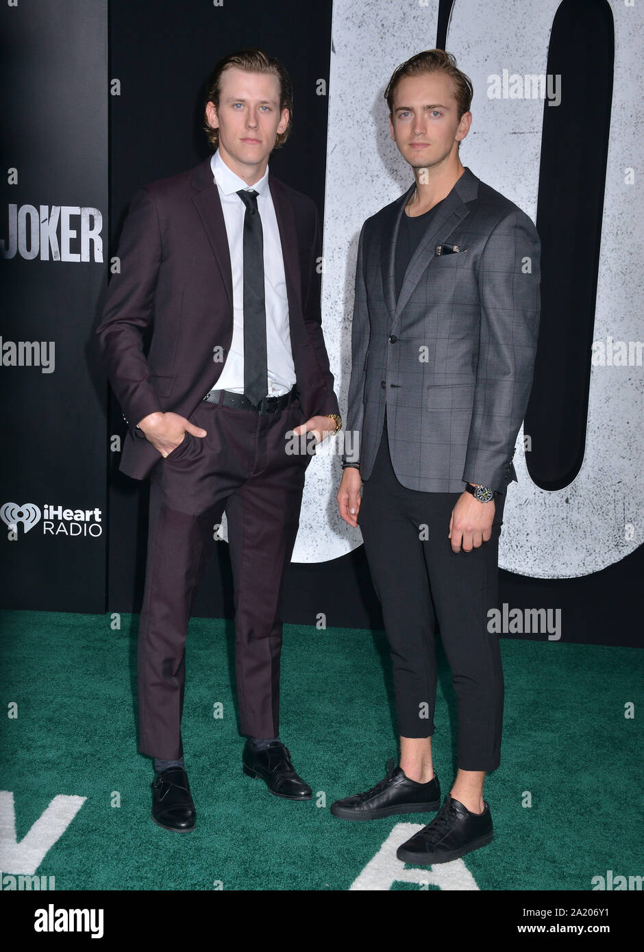 Los Angeles, USA. 29th Sep, 2019. Matt Luff, Cal Peterson attends the ...