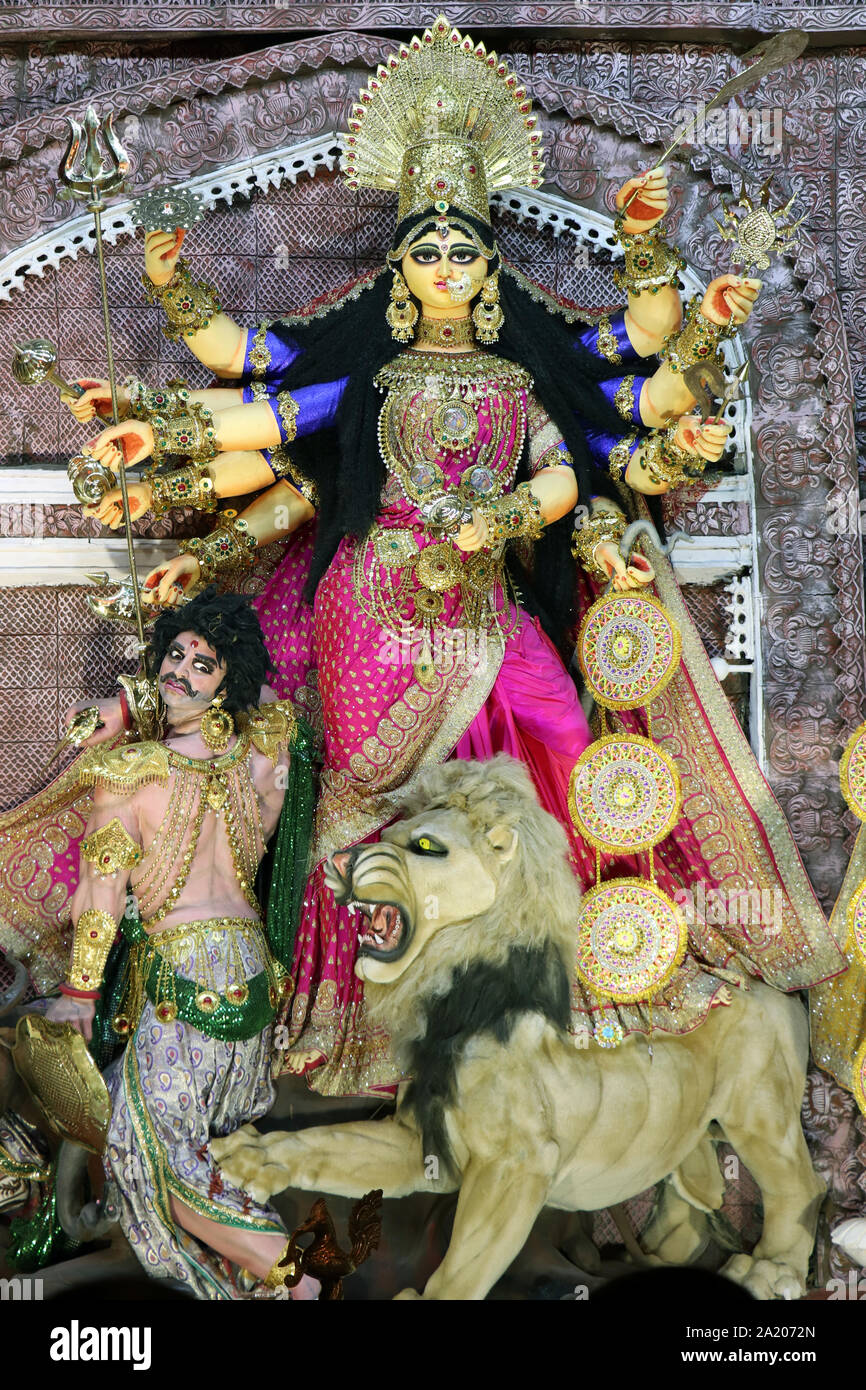 Durga Puja is the greatest festival of India. Durga puja festival ...