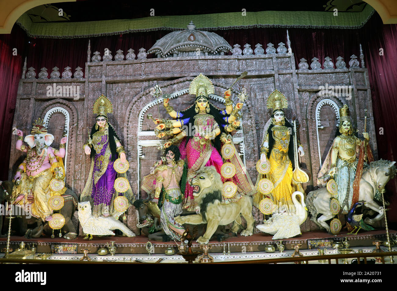 Durga Puja is the greatest festival of India. Durga puja festival ...