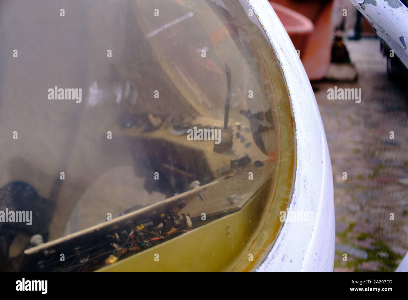 Mini submarine in the National Maritime Museum in Gdańsk (Danzig in ...