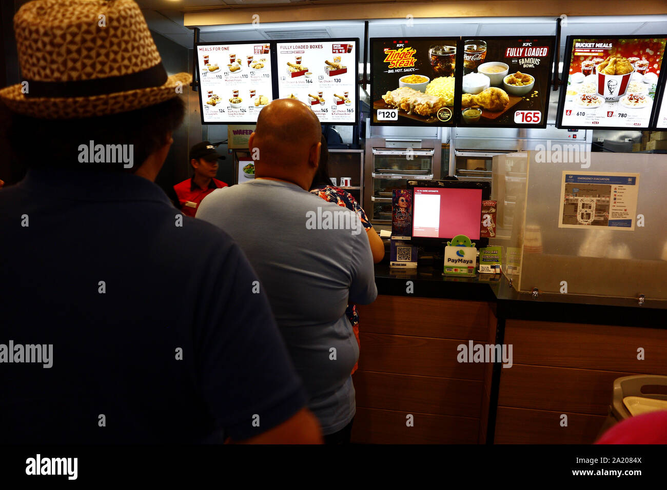 Kfc fast food restaurant counter hi-res stock photography and images ...
