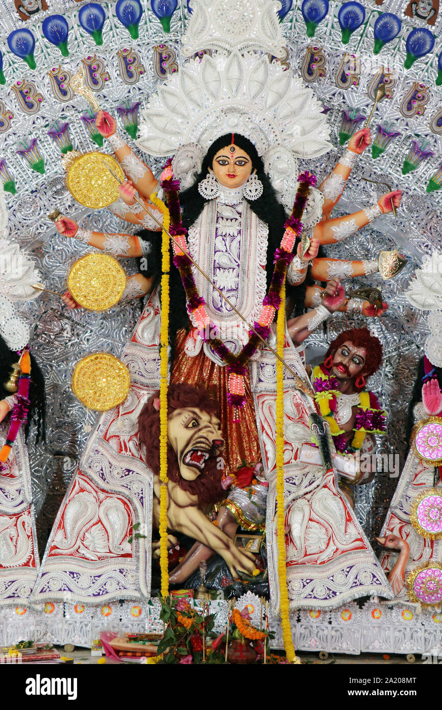 Durga Puja is the greatest festival of India. Durga puja festival ...