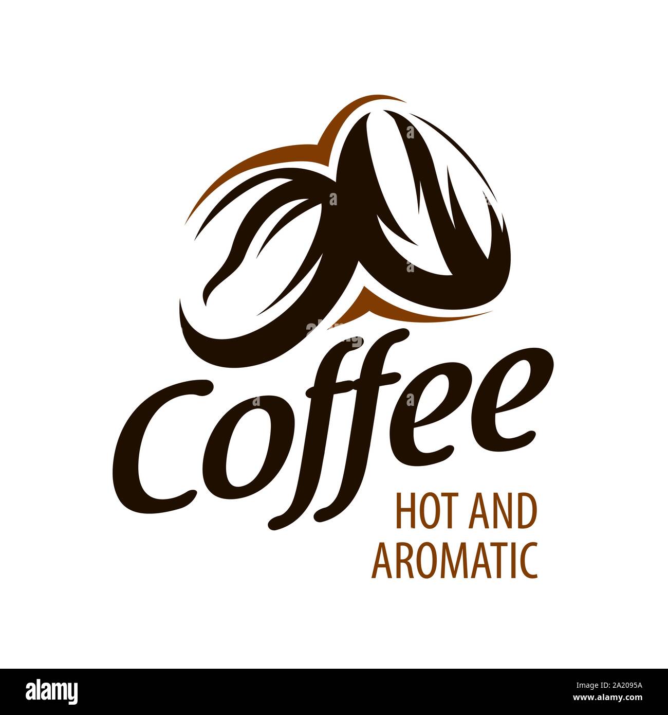 Coffee logo. Vector illustration on white background Stock Vector Image ...