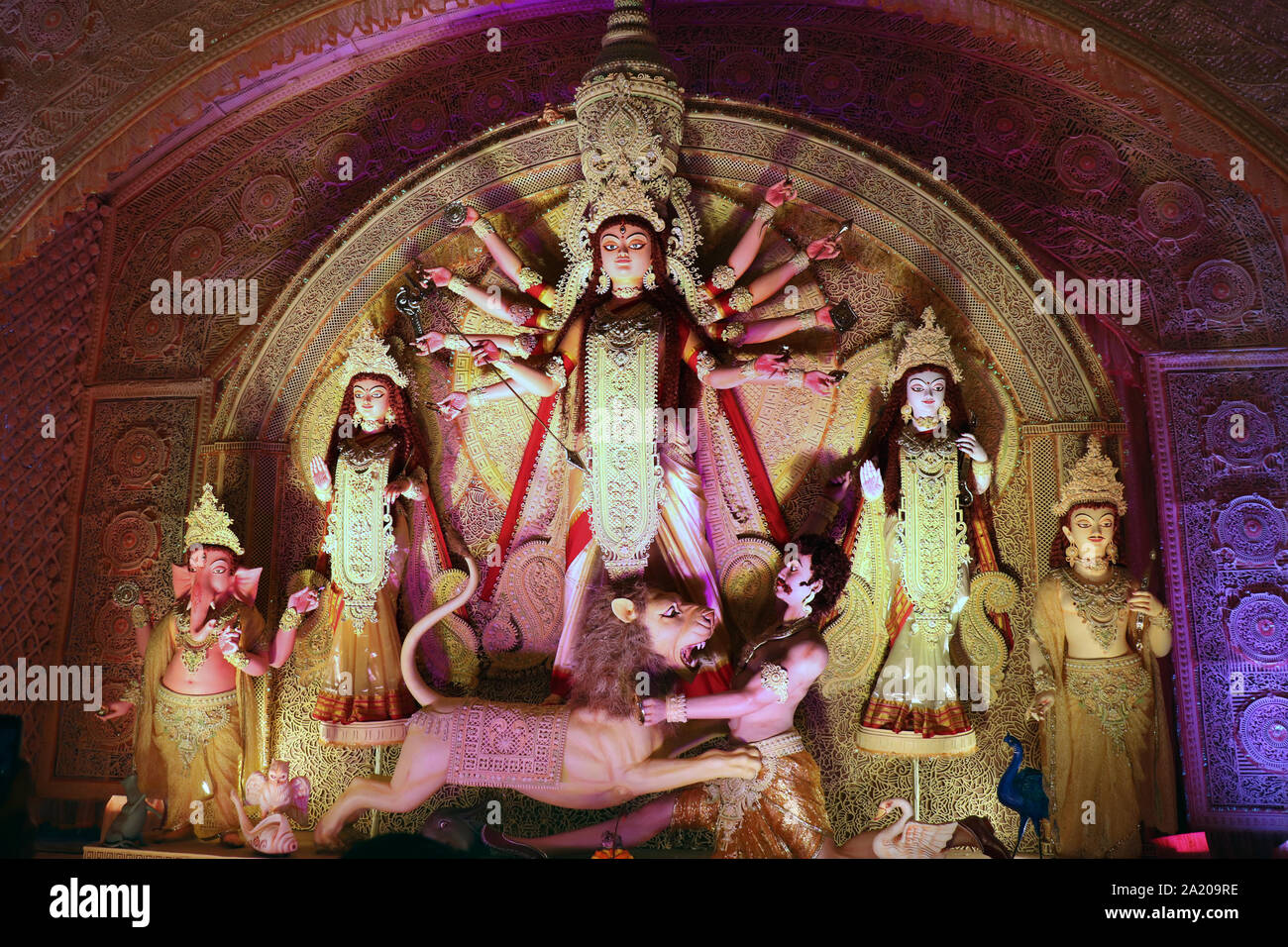 Durga Puja is the greatest festival of India. Durga puja festival ...