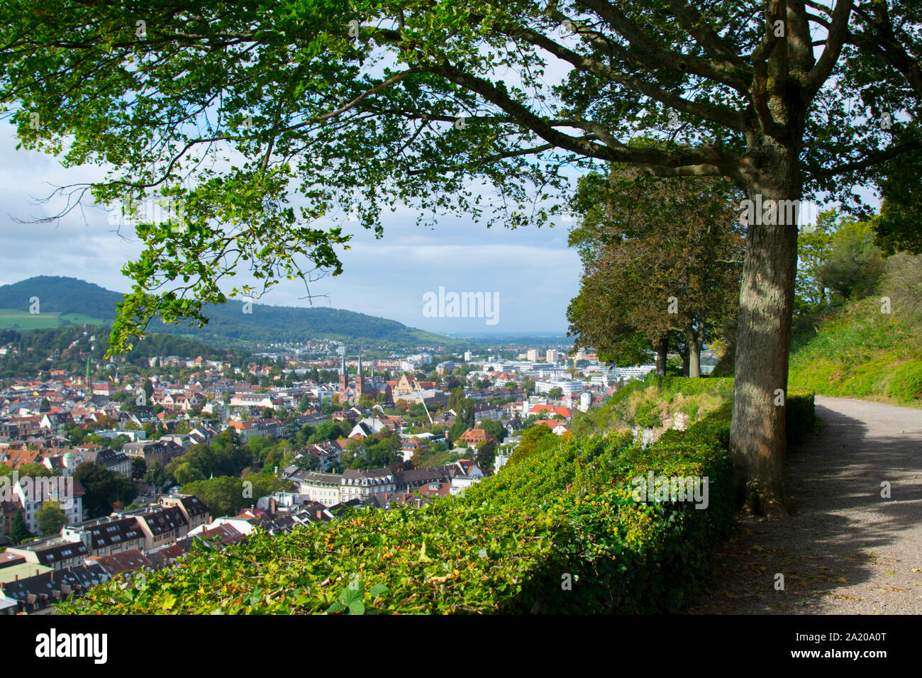 City of Freiburg i. Breisgau in the black forest in Germany Stock Photo ...