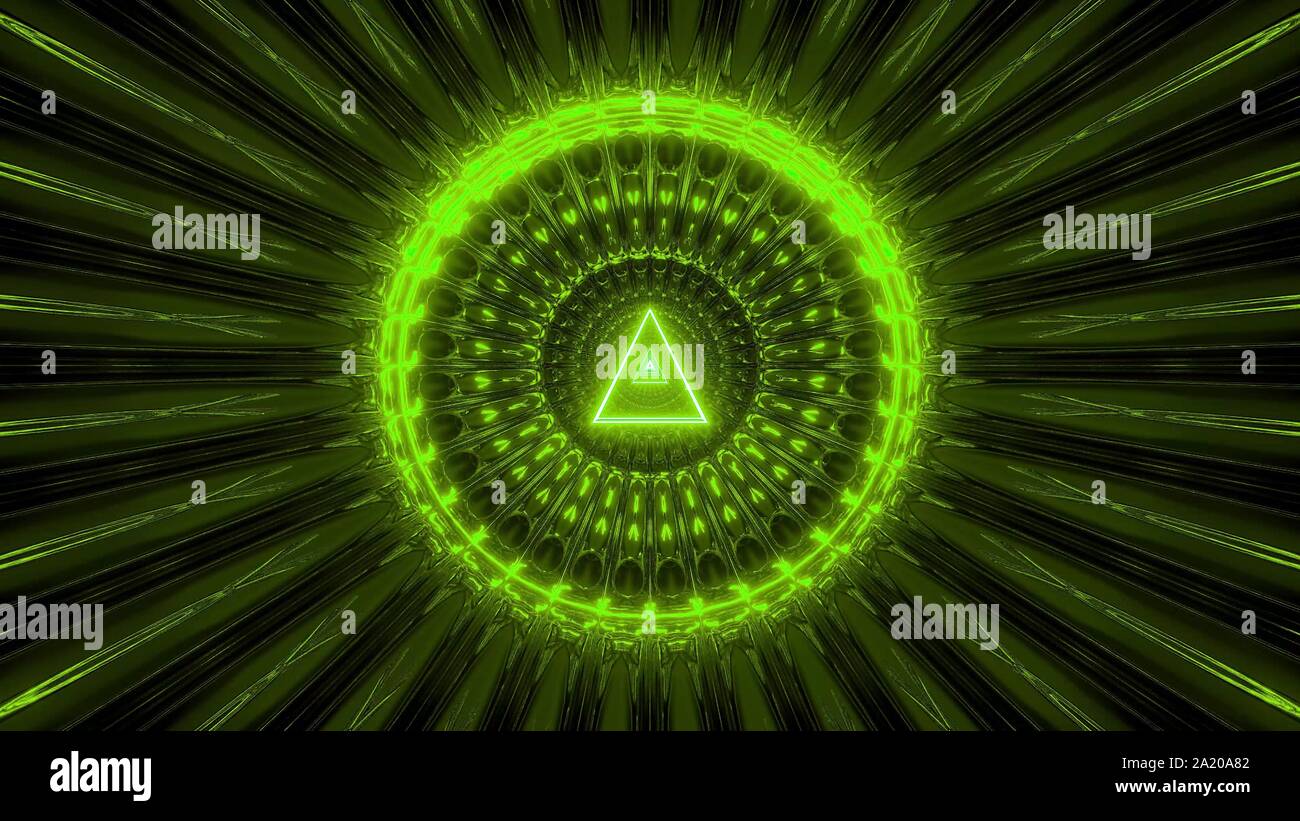 glowing triangle wireframe design 3d illustration background wallpaper ...