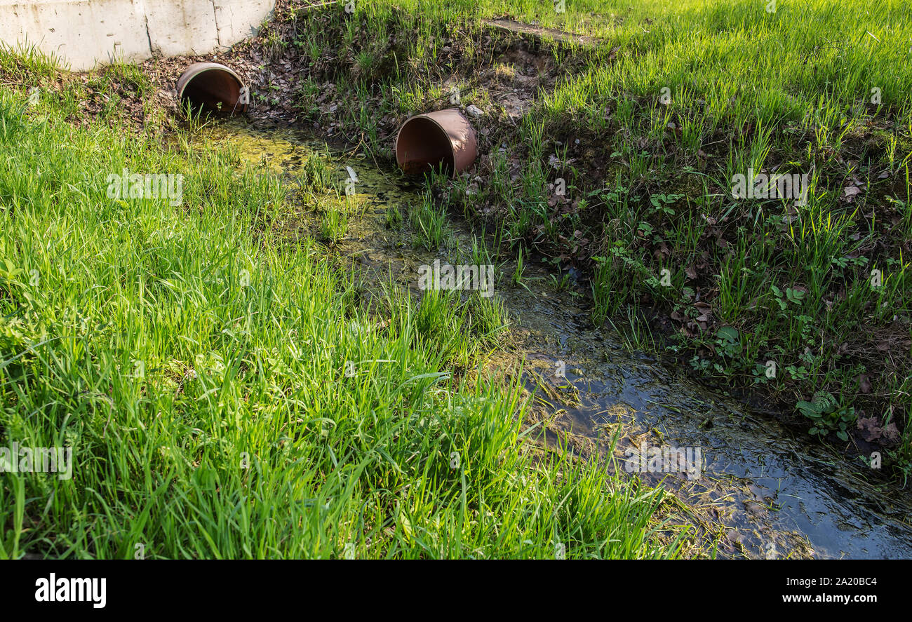 Culvert algae hi-res stock photography and images - Alamy