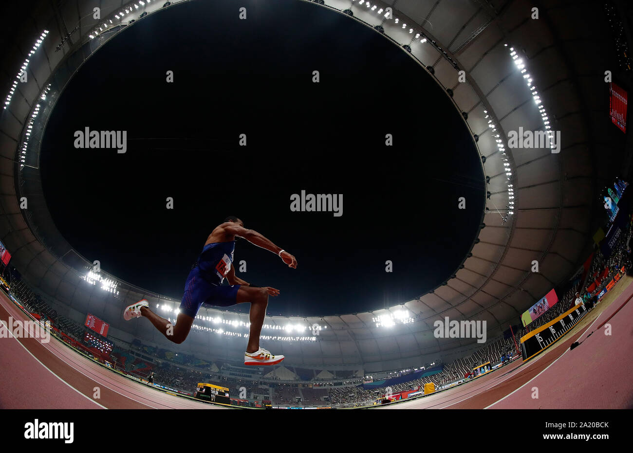Doha, Qatar. 29th Sep, 2019. Christian Taylor of the United States ...