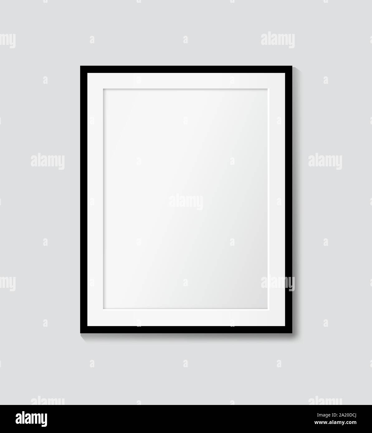 Empty poster frame mock hi-res stock photography and images - Alamy