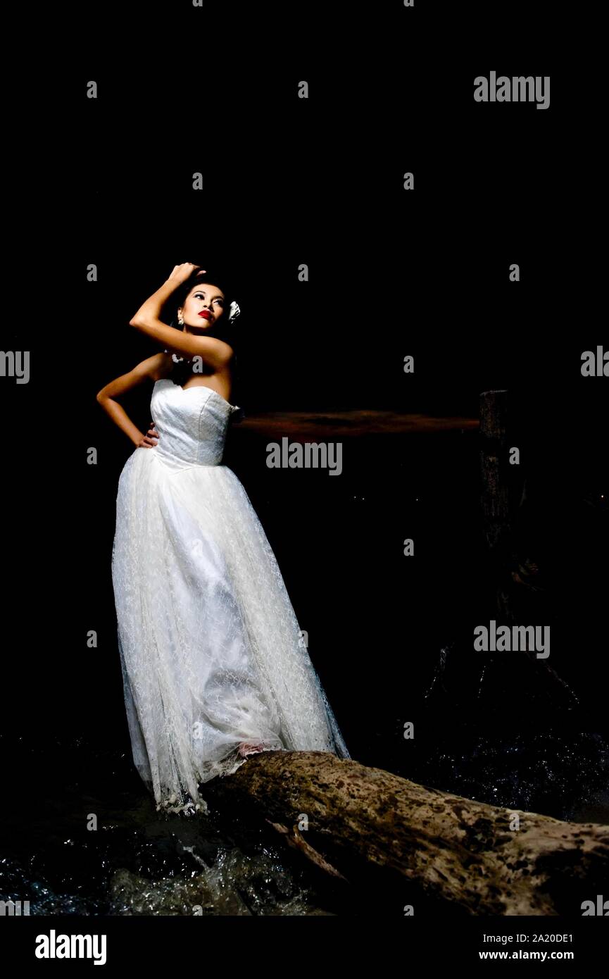 Portrait of Malay lady Stock Photo - Alamy