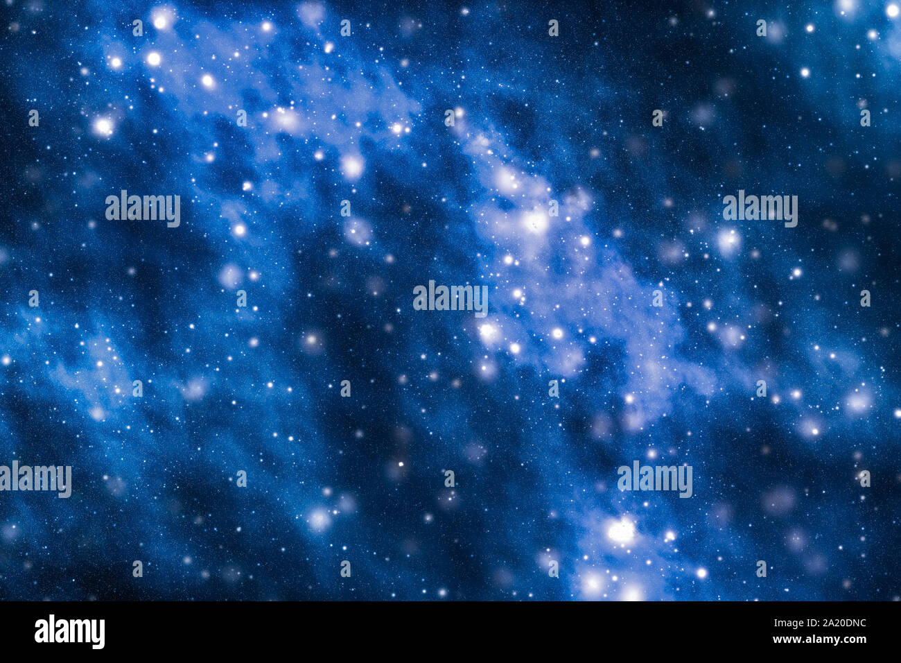 Discovery in astronomy, cosmic abstract and future technology concept ...