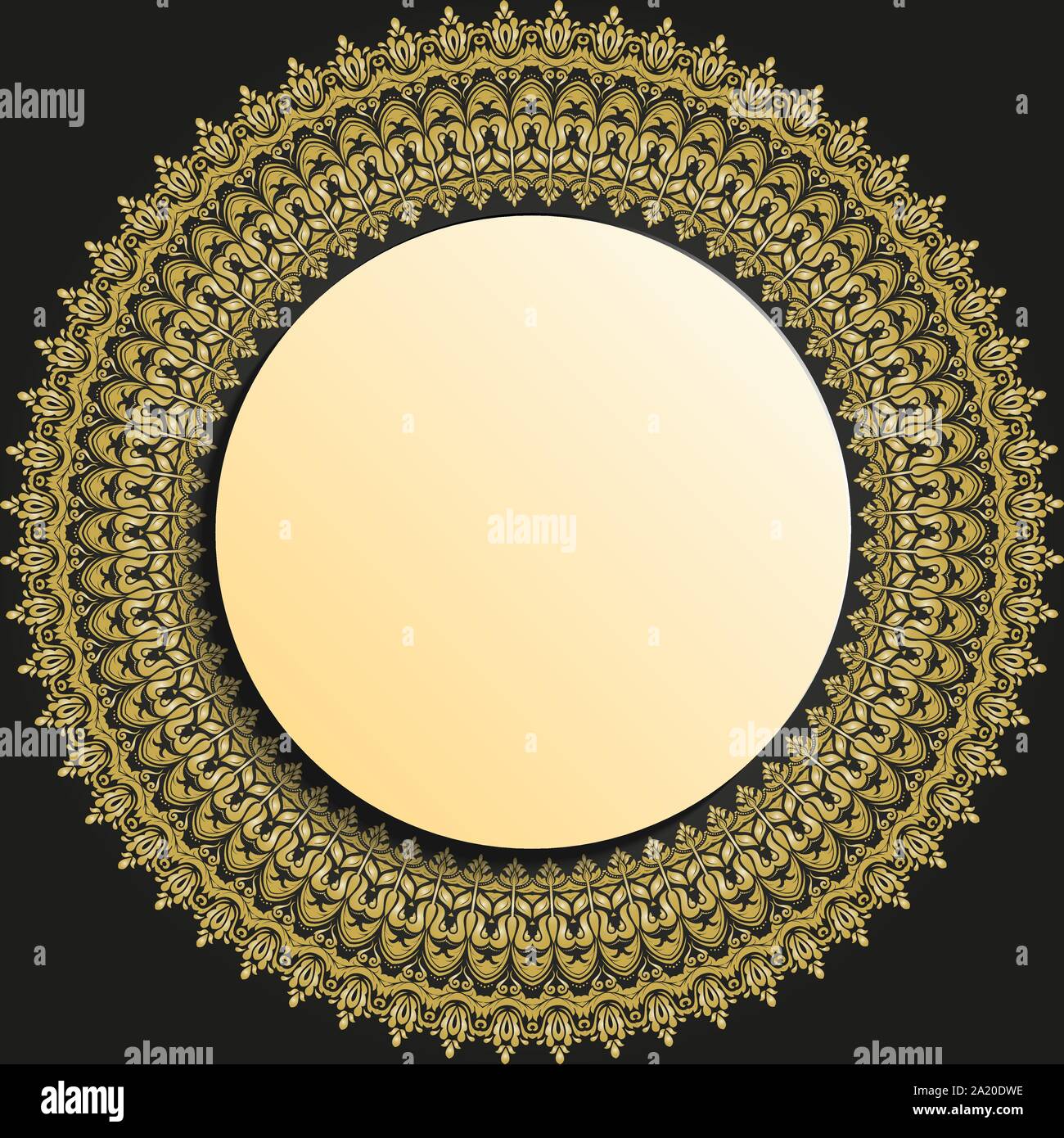 Nice Vector Golden Greeting Card Stock Vector Image & Art - Alamy