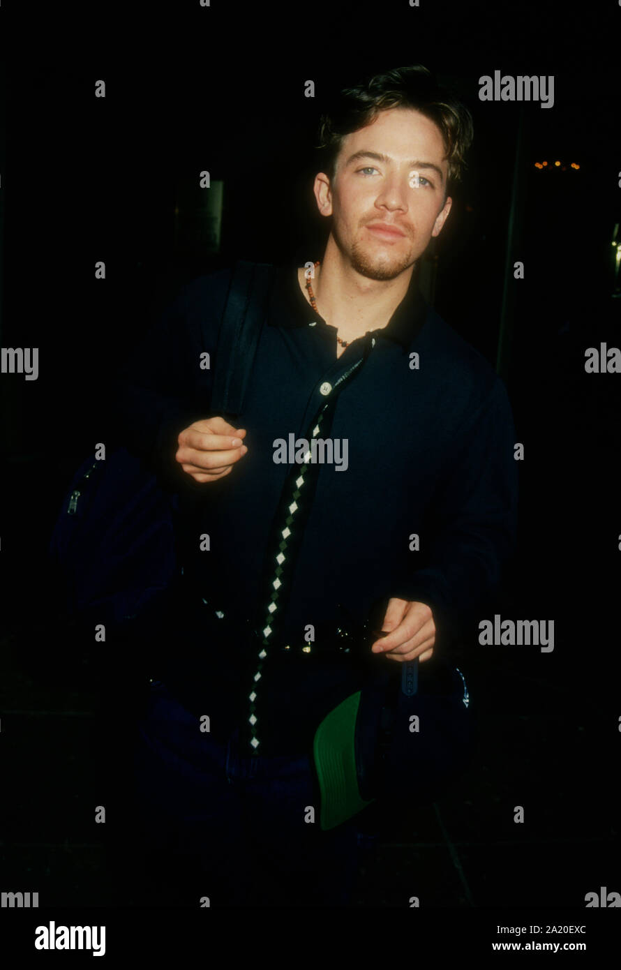 Pasadena, California, USA 14th January 1995 Actor David Faustino ...