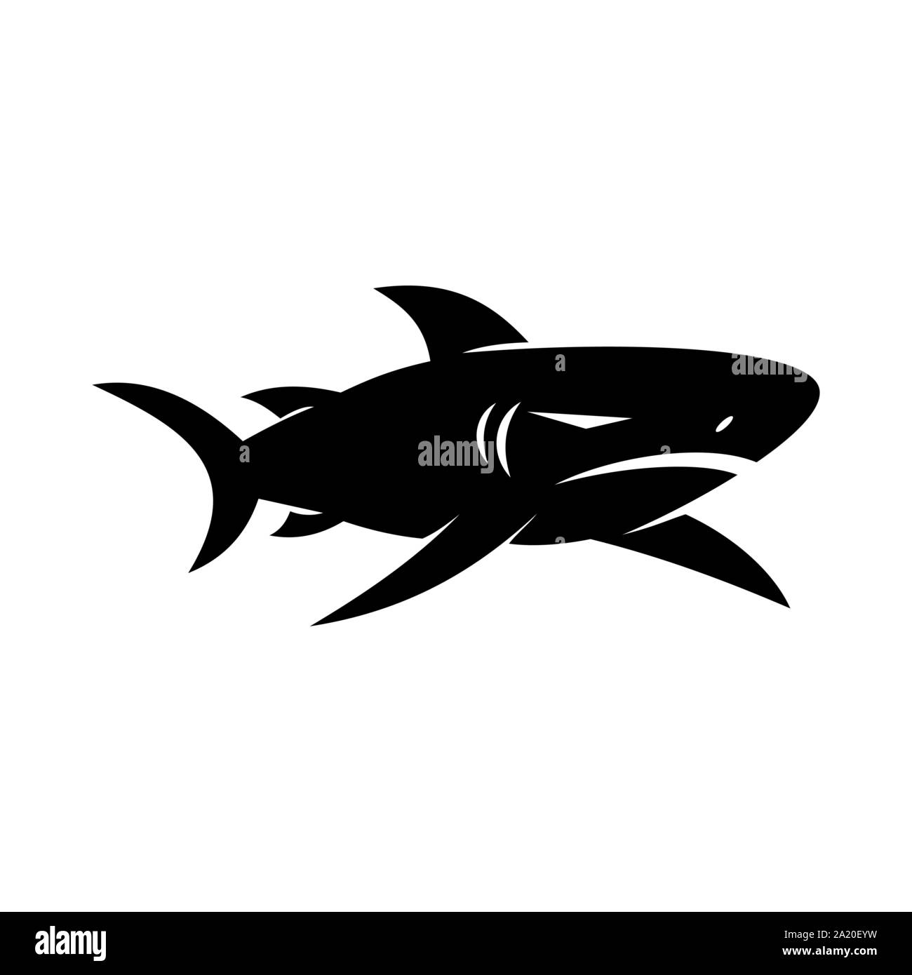 Shark logo design vector modern concept template Stock Vector Image ...