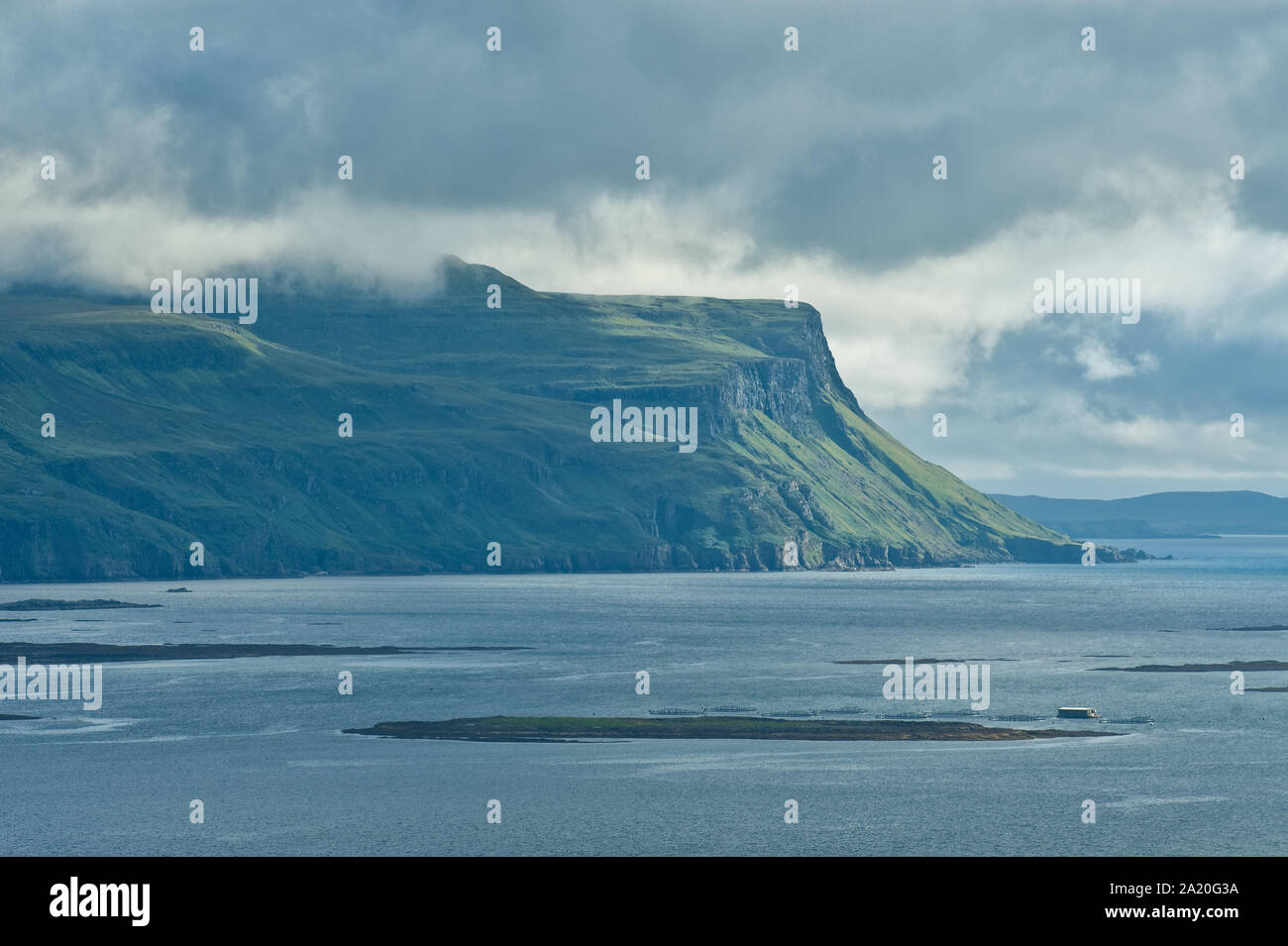 Coastal cliffs of Isle of Mull, Scotland Stock Photo - Alamy