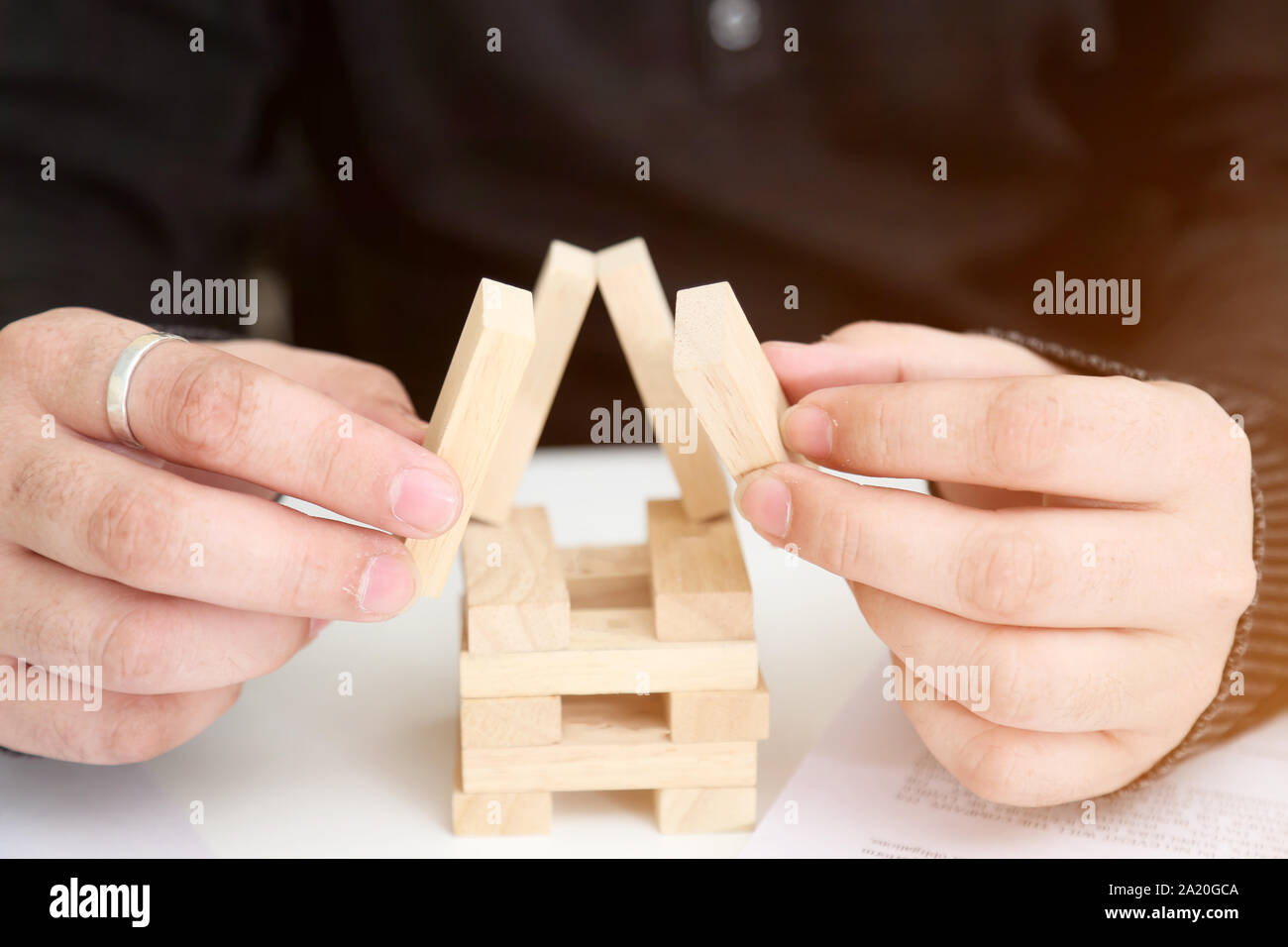 Picture of man playing game. isolated on white background Stock Photo ...