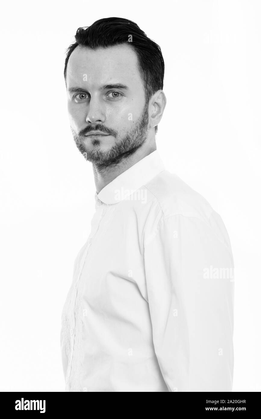 Looking over shoulder at man hi-res stock photography and images - Alamy