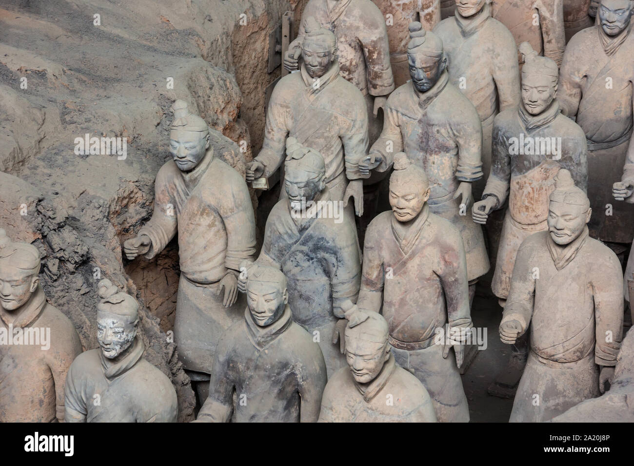 Close up of terracotta army warrior hi-res stock photography and images ...