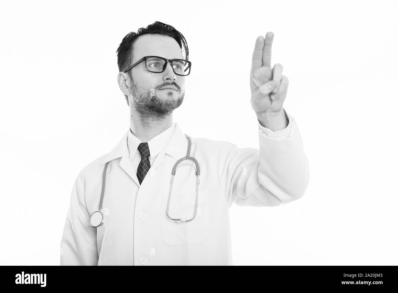 Touching something hi-res stock photography and images - Alamy