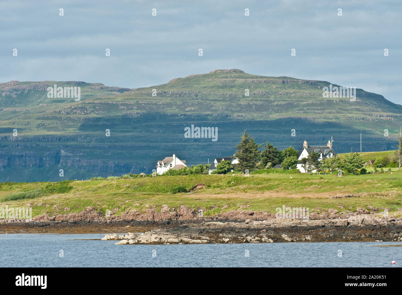 Coastal landscape in south-west Mull. Isle of Mull, Scotland Stock ...