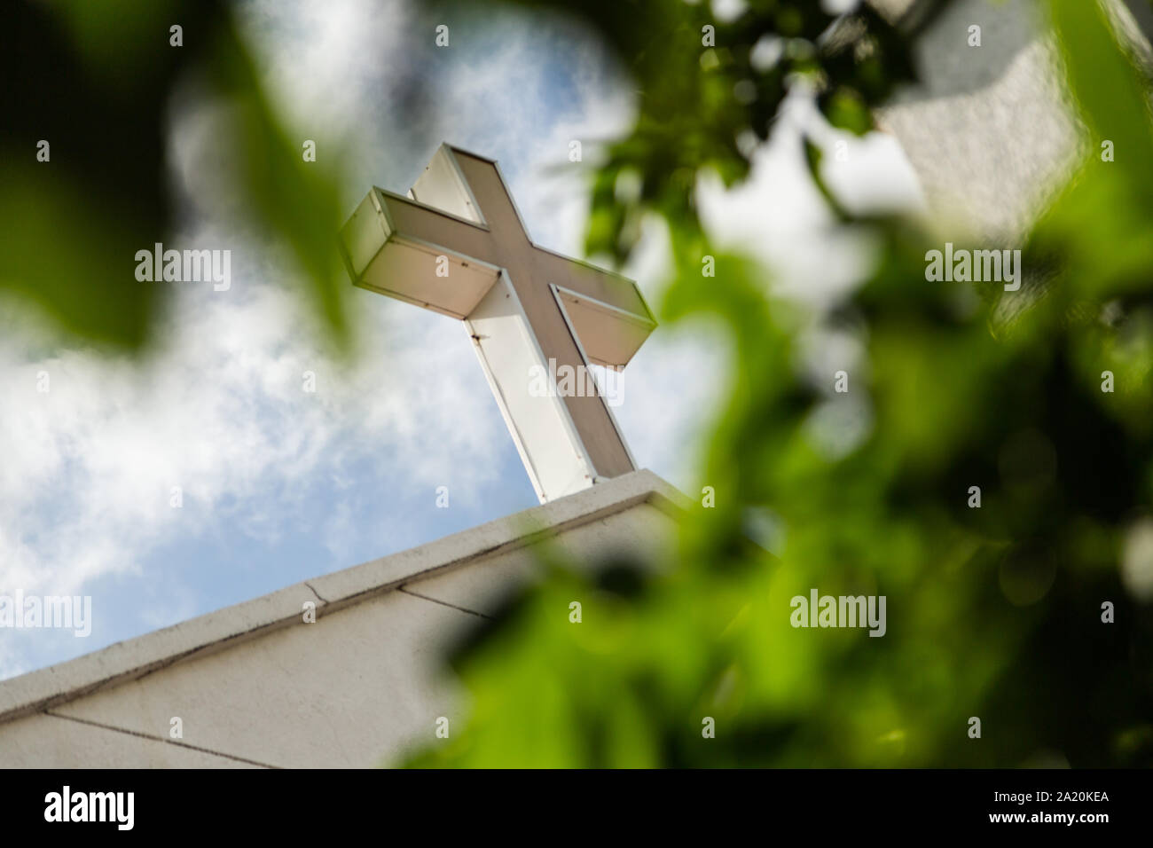 Steeple with red leaves exterior hi-res stock photography and images ...