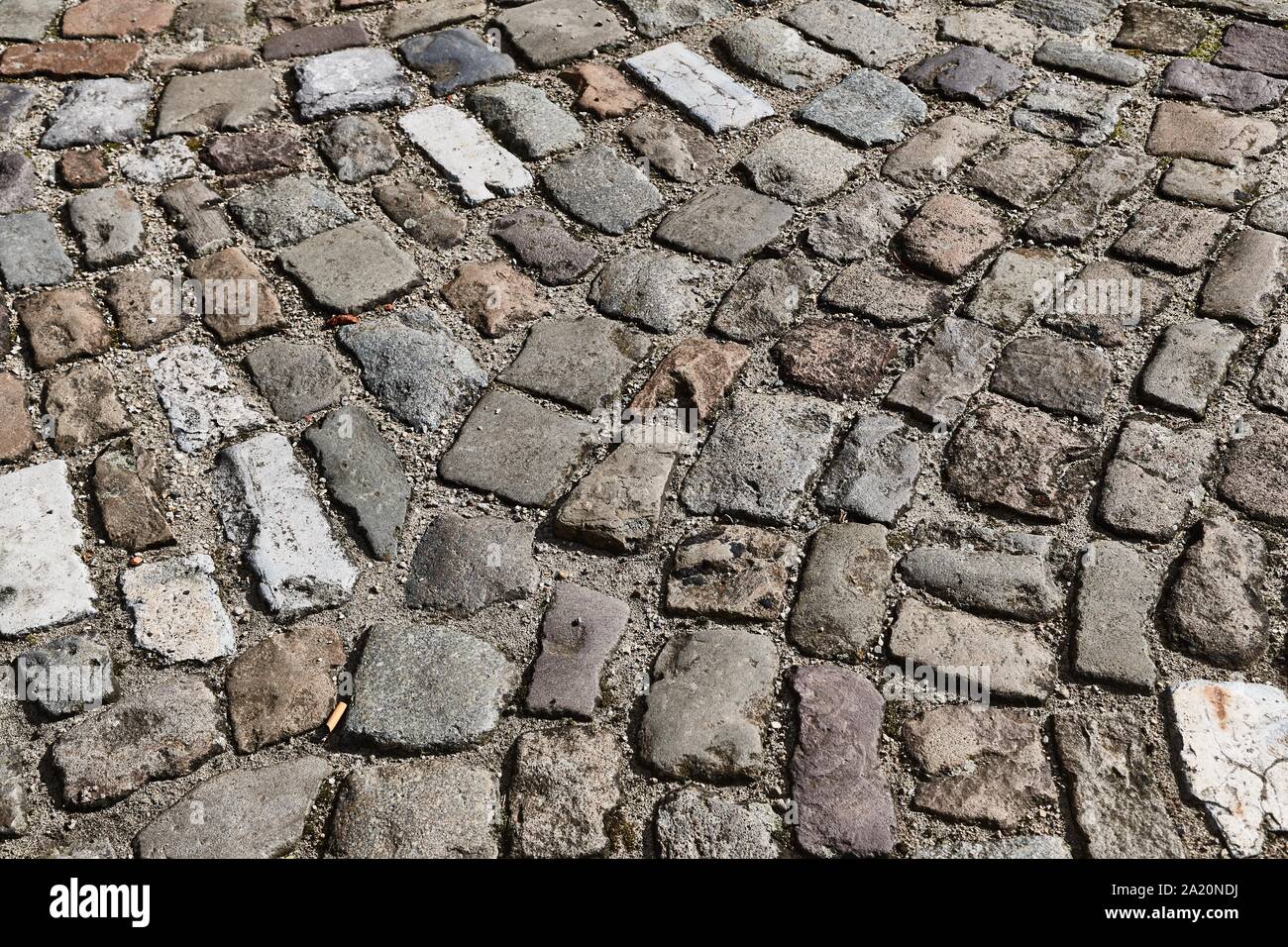 Stone Pavement Pattern Stock Photo - Alamy