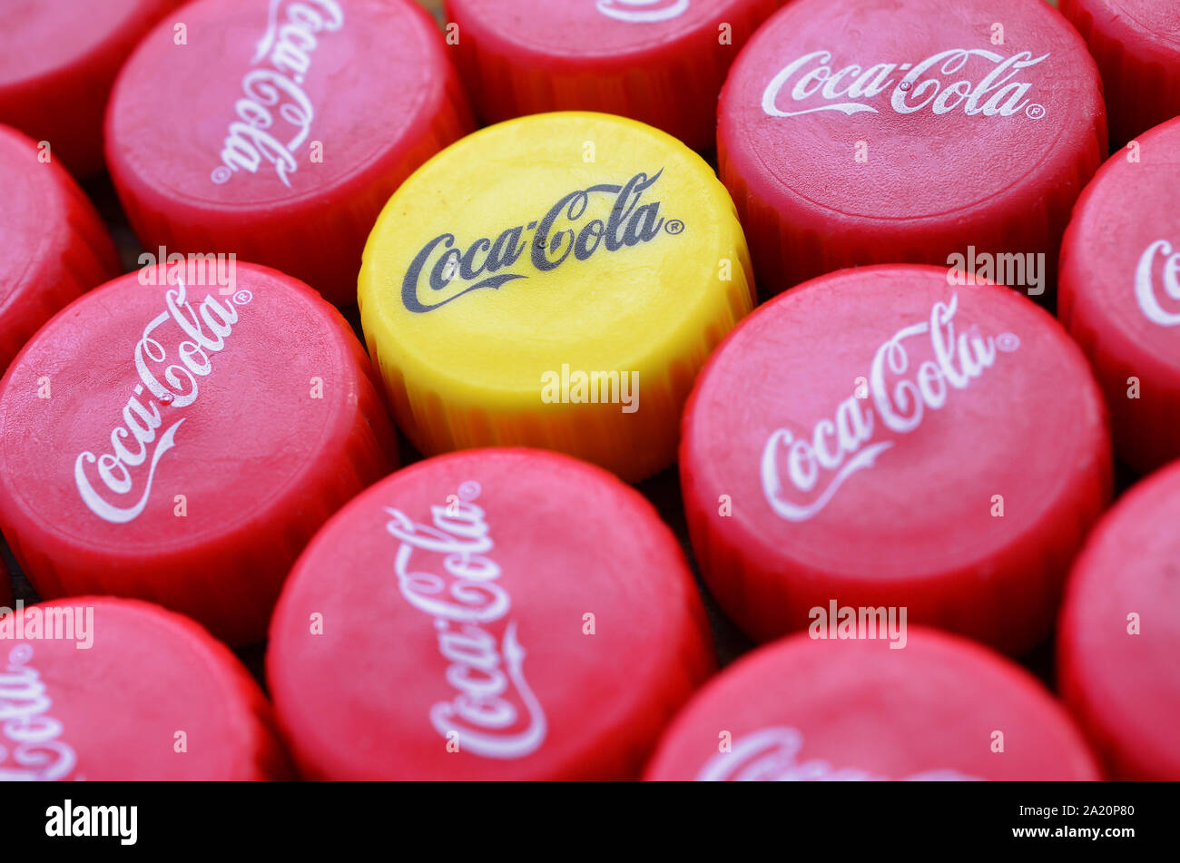 Coca cola bottle plastic lid hi-res stock photography and images - Alamy