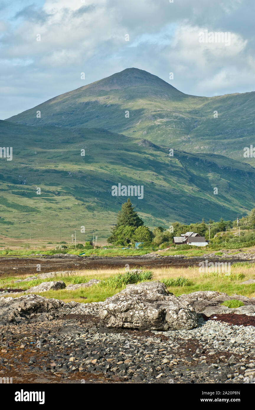 Coastal landscape in south-west Mull. Isle of Mull, Scotland Stock ...
