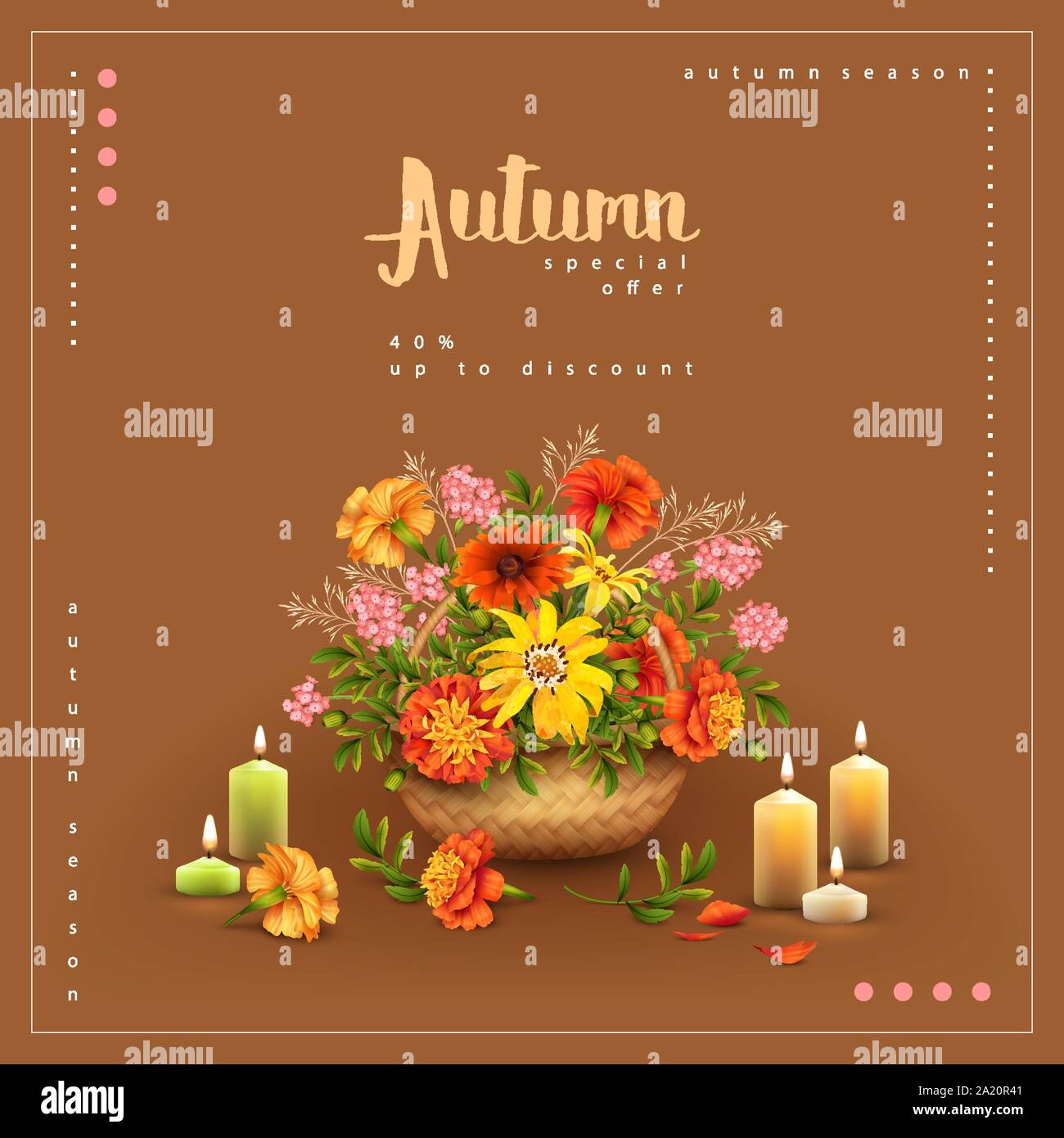 Autumn Poster Template Stock Vector Image & Art - Alamy