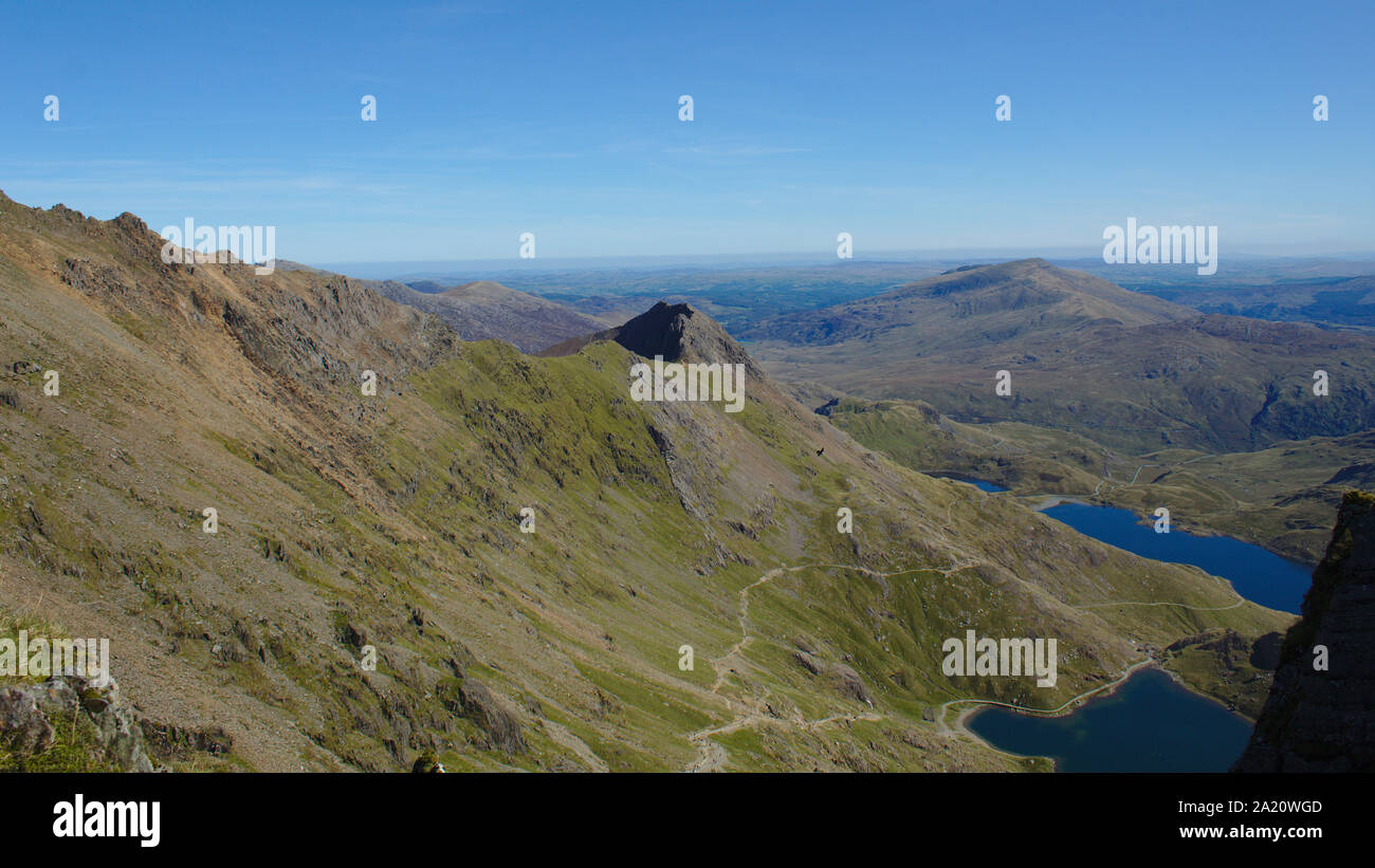 Mount Snowdon and Snowdonia, Wales Stock Photo - Alamy
