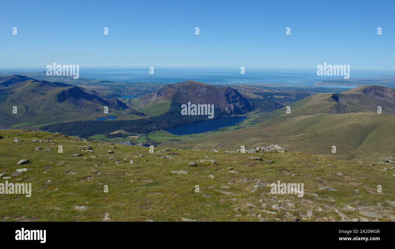 Mount Snowdon and Snowdonia, Wales Stock Photo - Alamy