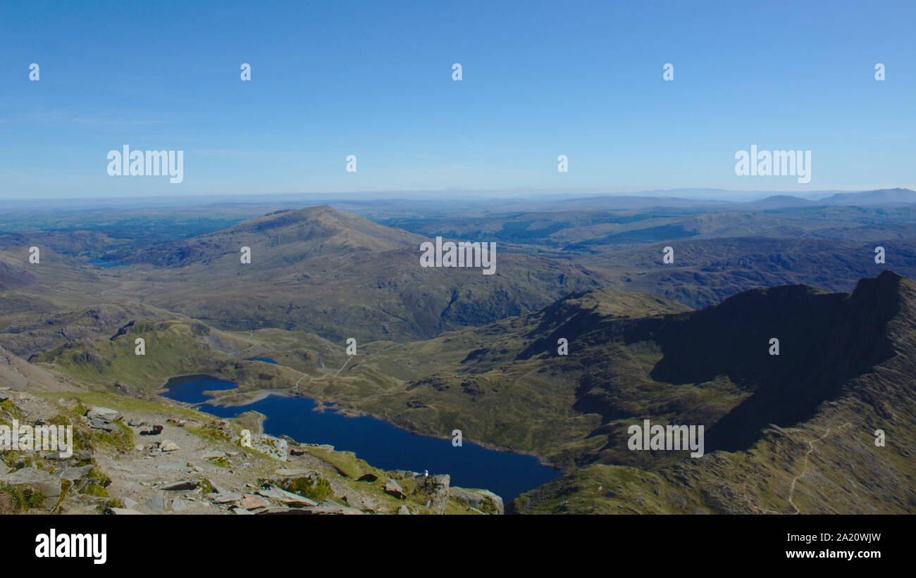 Mount Snowdon and Snowdonia, Wales Stock Photo - Alamy