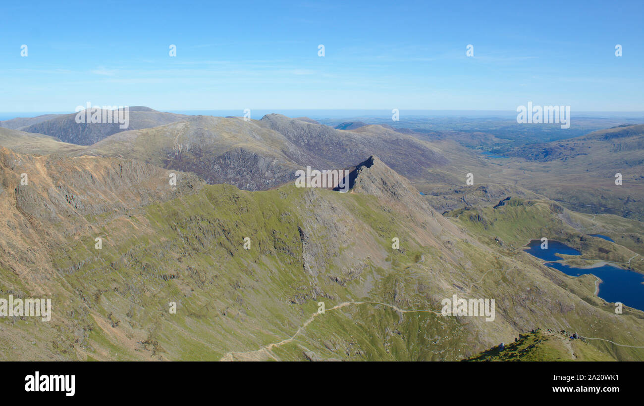 Mount Snowdon and Snowdonia, Wales Stock Photo - Alamy