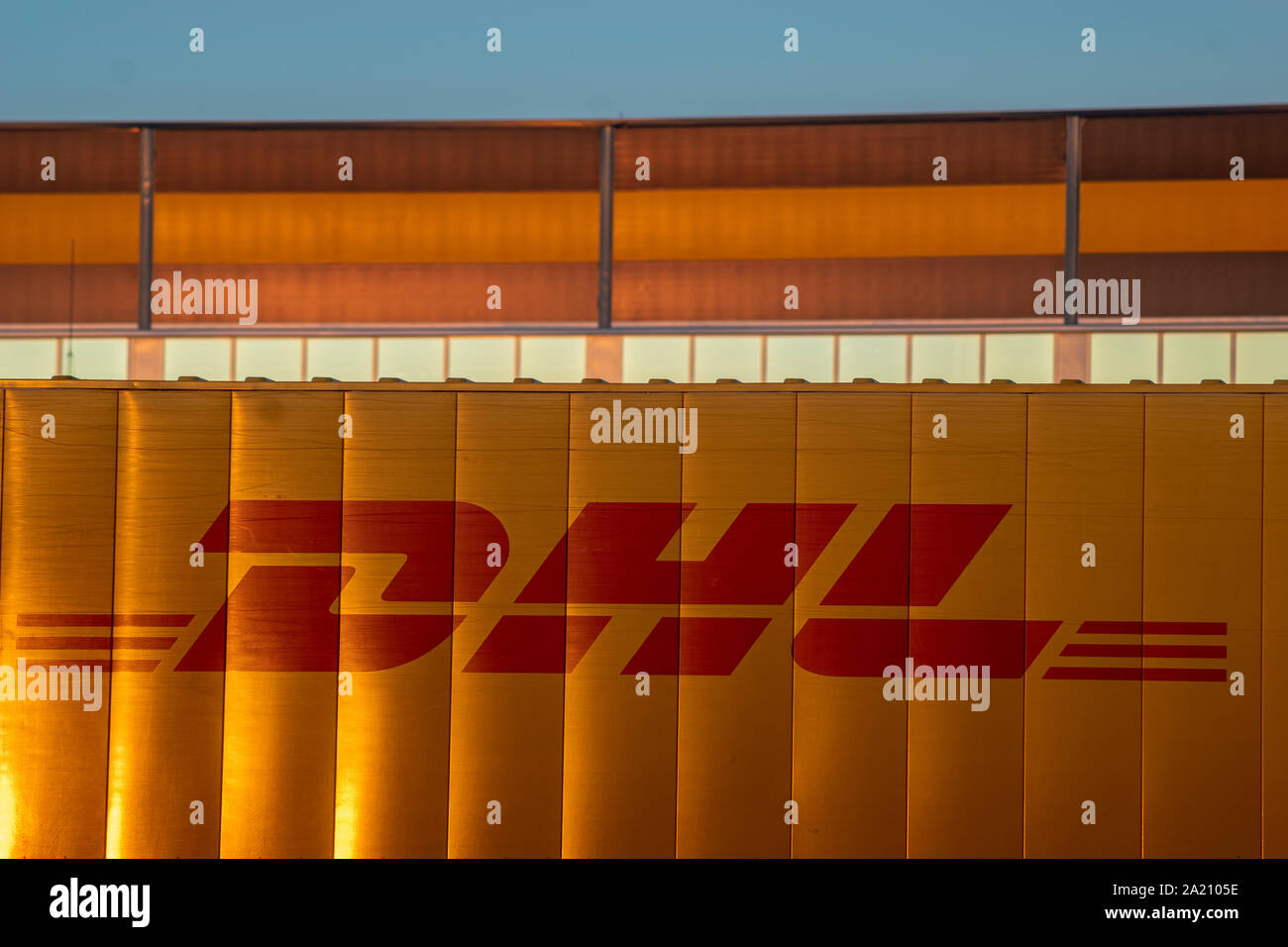 Dhl container hi-res stock photography and images - Alamy