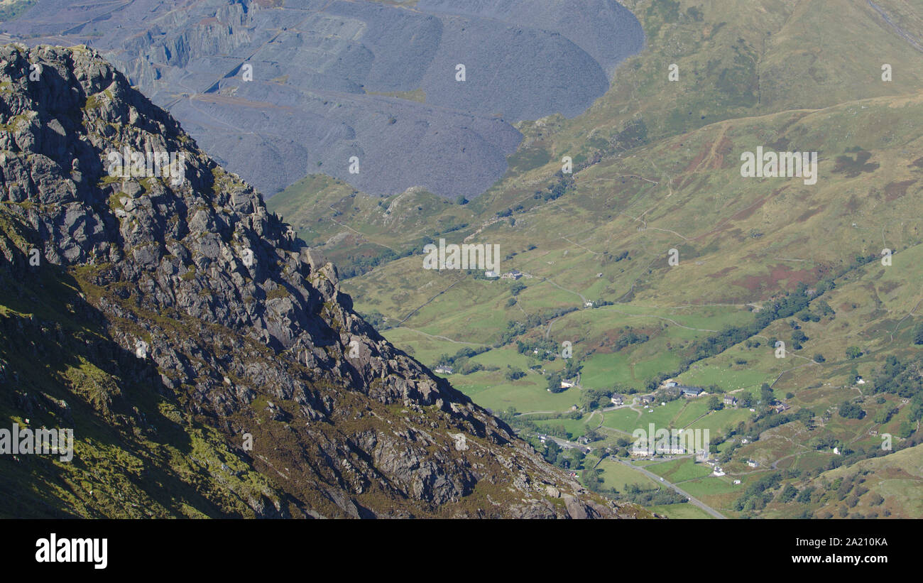 Mount Snowdon and Snowdonia, Wales Stock Photo - Alamy