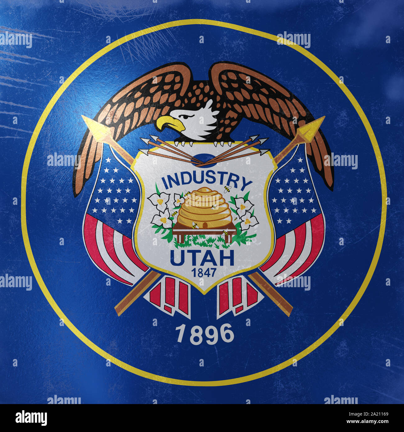 Utahn flag hi-res stock photography and images - Alamy