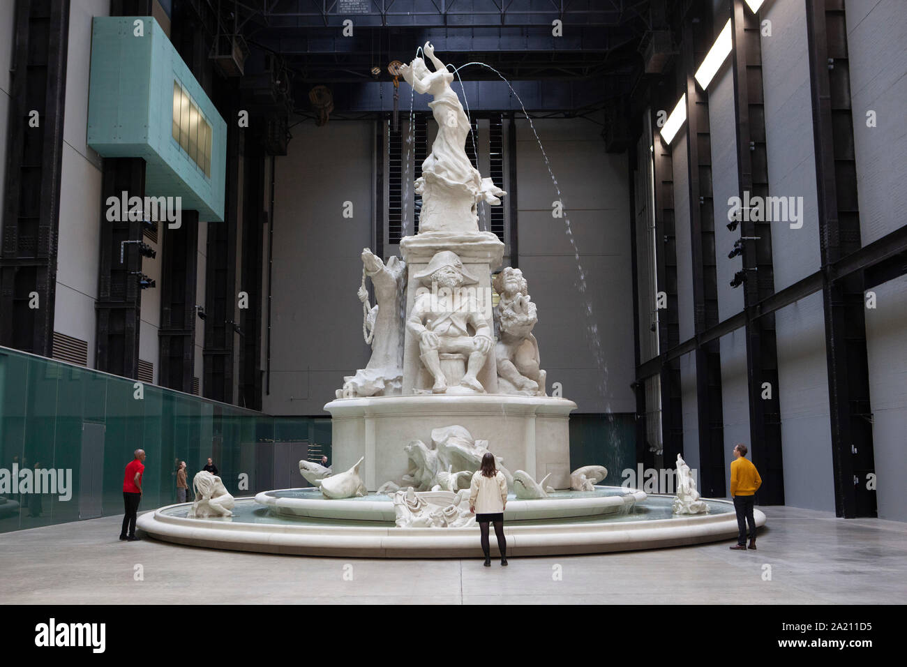 Tate Modern today unveiled American artist Kara Walker's installation ...