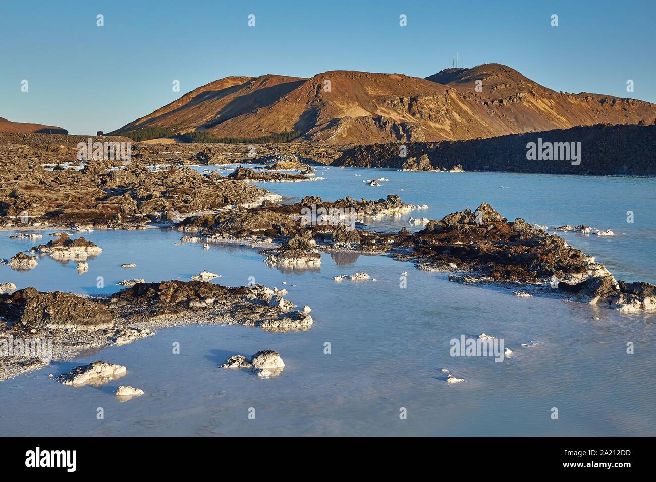 Volcanic Pool in Iceland Stock Photo - Alamy